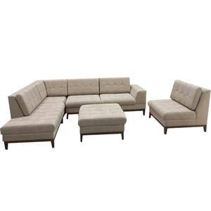 قیمت و خرید مبل راحتی 7 نفره طرح ال مدل ماهان