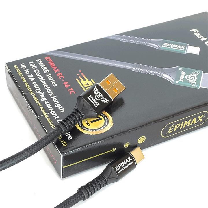 قیمت و خرید کابل شارژ تایپ سی Epimax EC-46 طول 100 سانتی متر