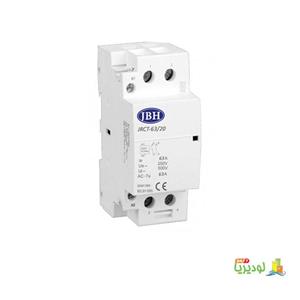 قیمت و خرید کنتاکتور 2 پل اتوماتیک 25 آمپر بوبین 220 ولت JBH