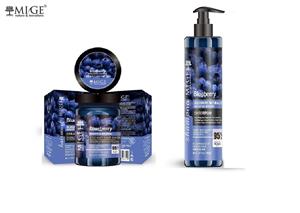 قیمت و خرید شامپووماسک مو فری سولفات و نرم کننده بلوبری میگ Blueberry Mige