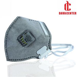 قیمت و خرید ماسک صورت فیلتردار کربن اکتیو مدل N95/FFP3 هرو
