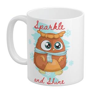 قیمت و خرید ماگ آبنبات رنگی طرح جغد کد AR1830