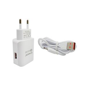 قیمت و خرید شارژر Dekkin مدل DK-676 همراه با کابل میکرو