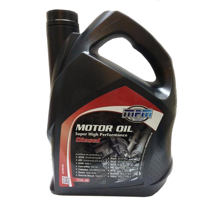 قیمت و خرید روغن موتور ام پی ام مدل Super High Performance Diesel 15w40 حجم 5 لیتر