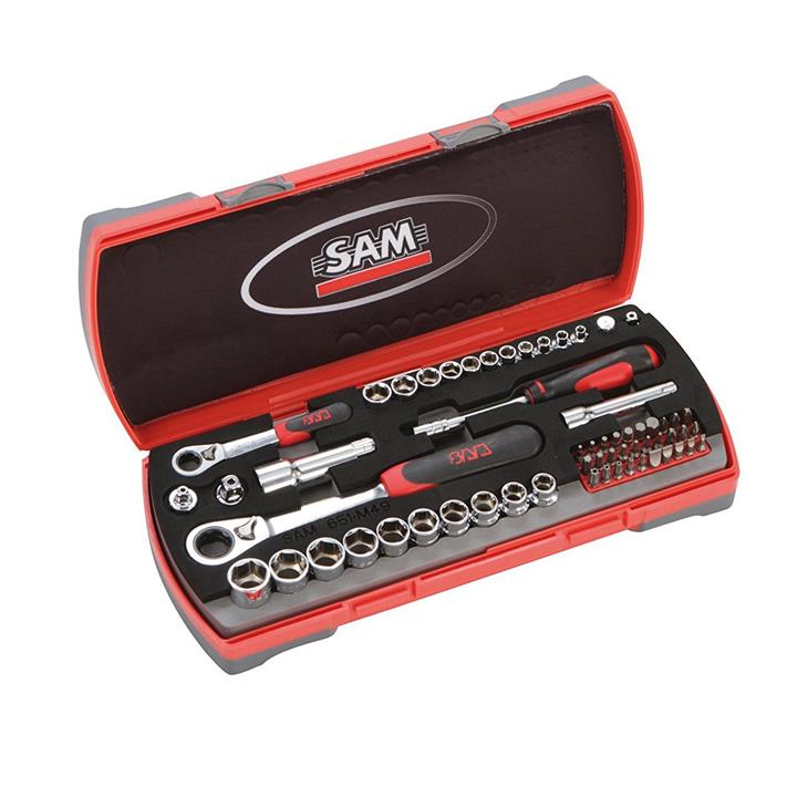 قیمت و خرید مجموعه 61 عددی آچار بکس و سری پیچ گوشتی سم مدل CP-61Z