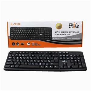 قیمت و خرید کیبورد Ersch K-919 با حروف فارسی