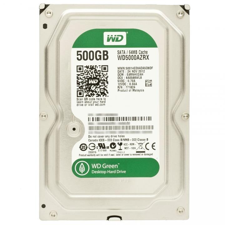قیمت و خرید هارد اینترنال Western Digital Caviar Green 500GB WD5000AZRX